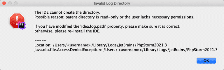 How To Fix Phpstorm The Ide Cannot Create The Directory